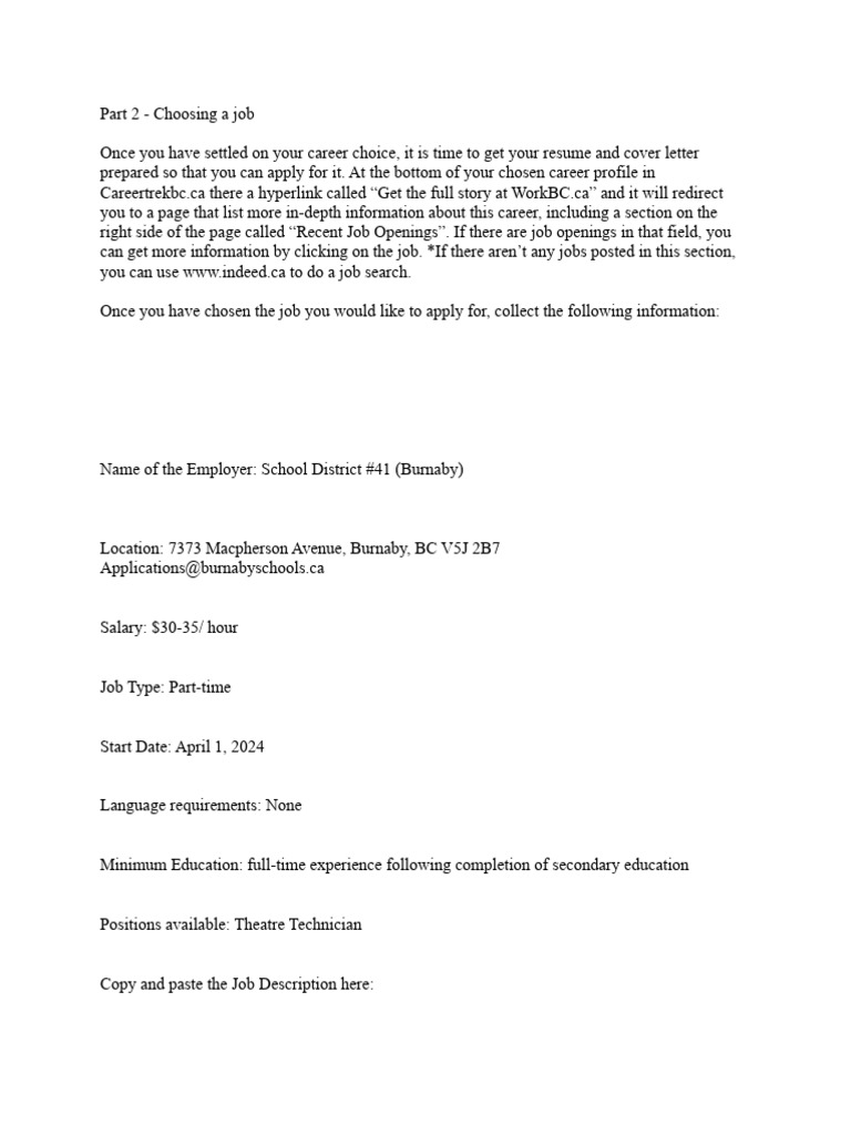 CLC 12 Job Assignment Part 2 | PDF | Career & Growth CLC 12 Job Assignment Part 2 | PDF | Career & Growth