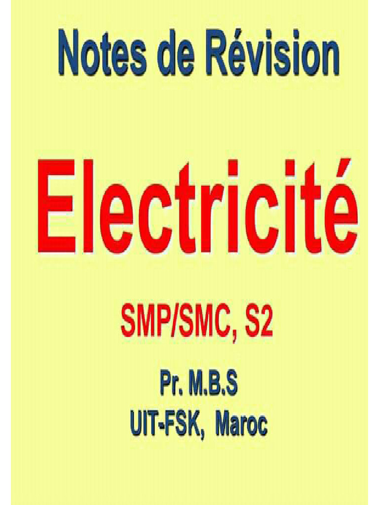 résumé électricité | PDF