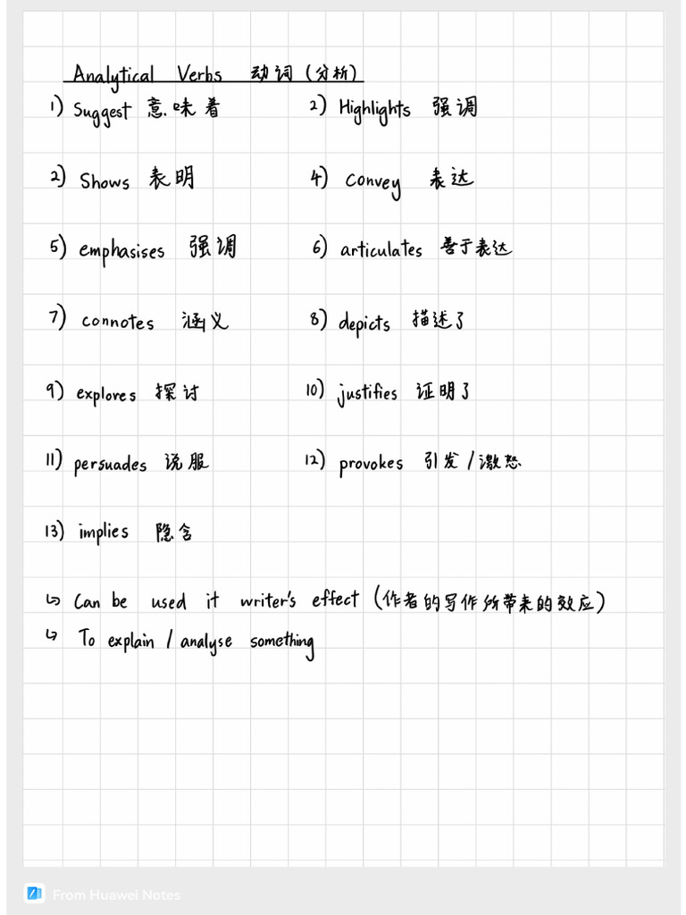 Englsih Notes With Chinese Translation | PDF