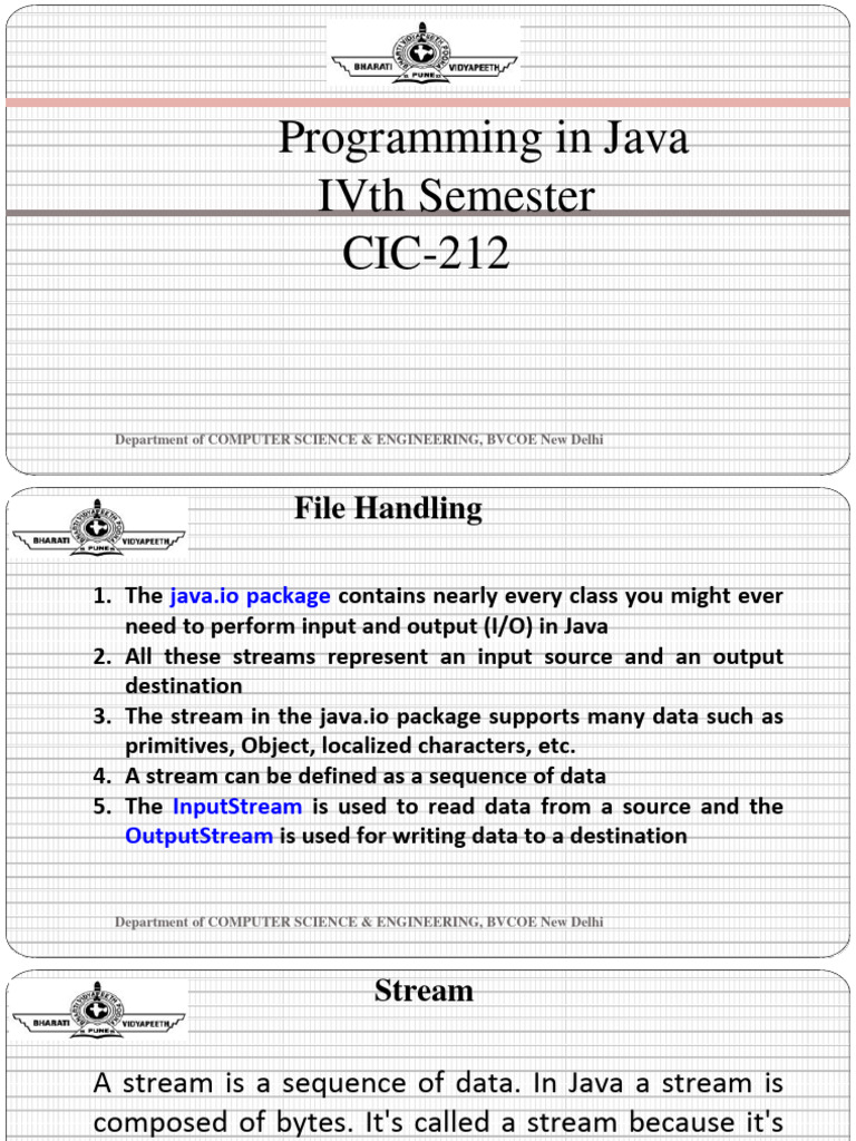 Java Programming Unit 4 Pdf Method Computer Programming