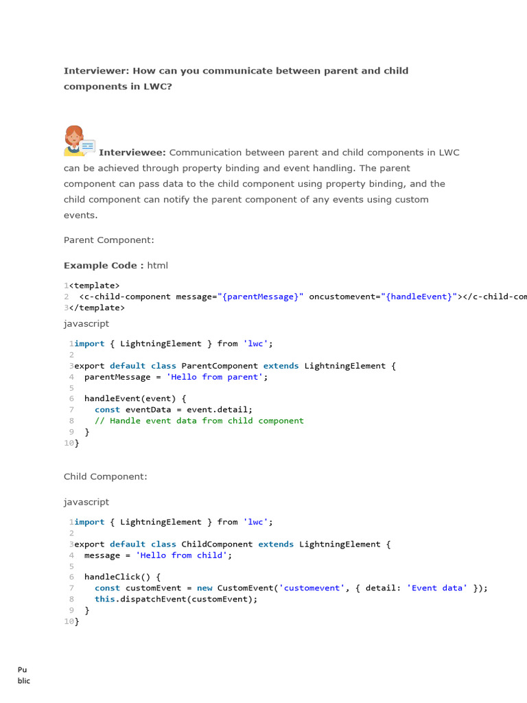 SFDC Interview Questiosn Part 4 | PDF | Java Script | Document Object Model
