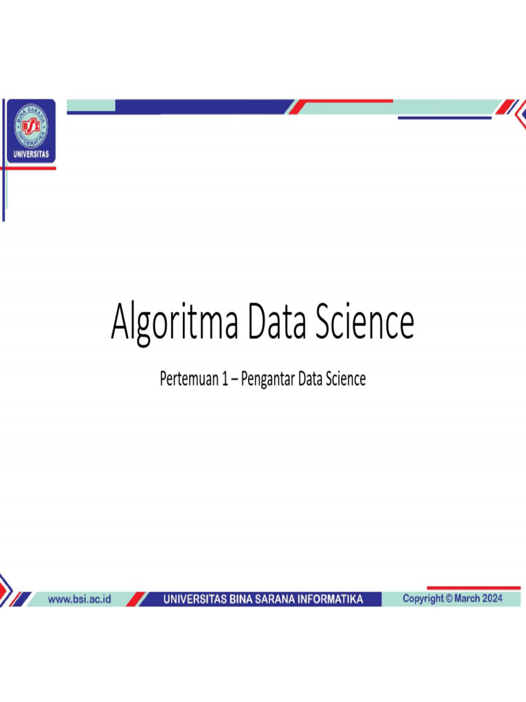 Modul Algoritma Data Science | PDF