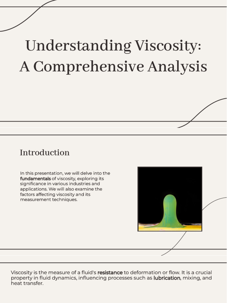 Viscosity: Key Factors and Applications | PDF