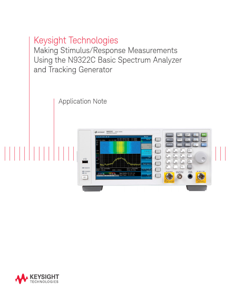 N9322C Spectrum Analyzer Guide | PDF | Telecommunications Engineering ...