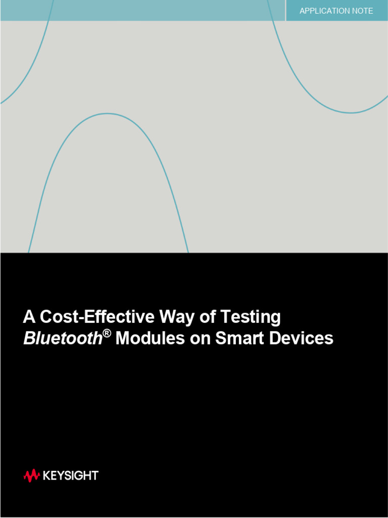 A Cost-Effective Way To Test Bluetooth® Smart Devices | PDF | Bluetooth ...