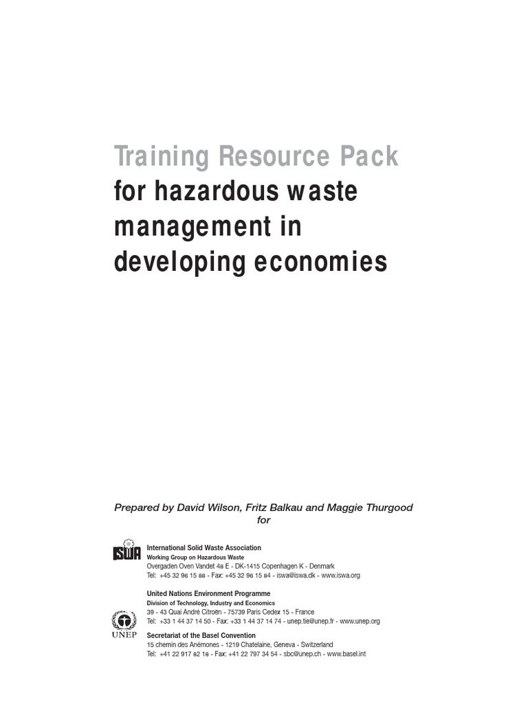 Intro | PDF | Waste | Hazardous Waste