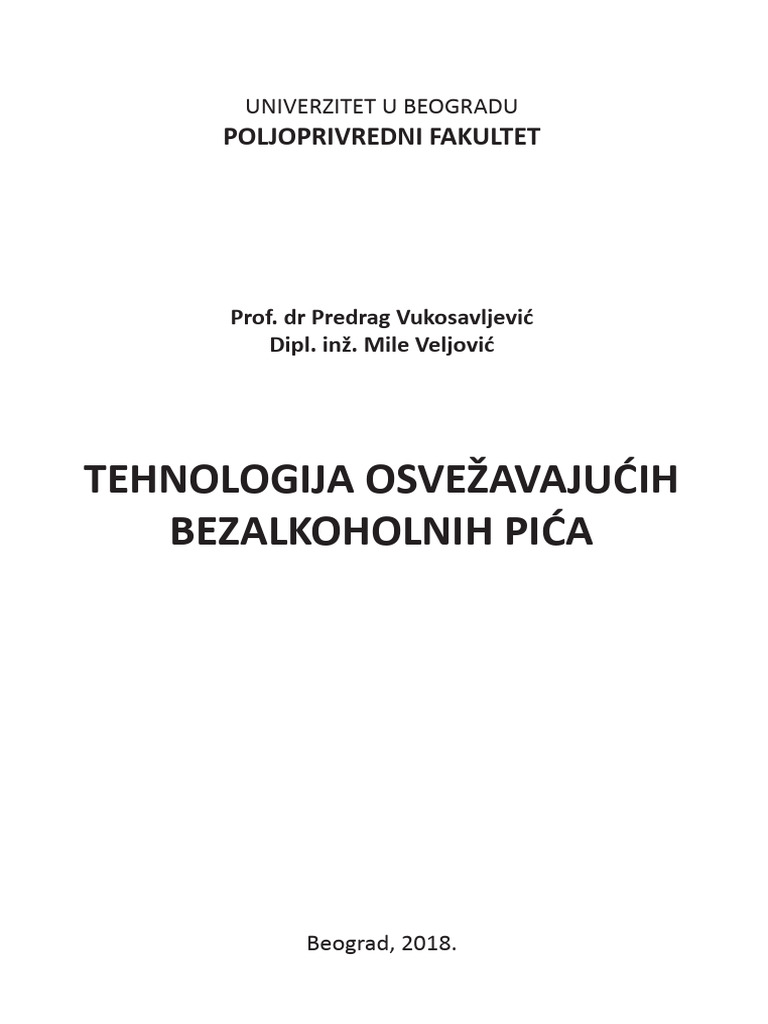 Tehnologija Osvezavajucih Pica - B5 | PDF