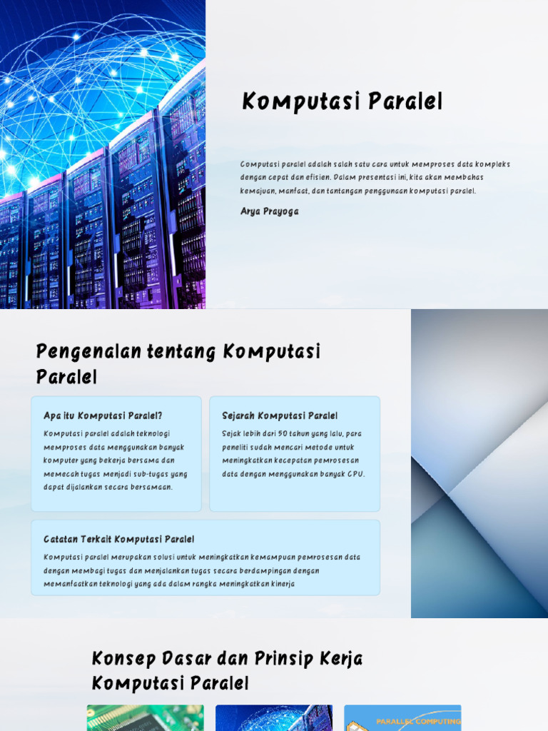 Komputasi Paralel: Manfaat dan Tantangan | PDF | Seni