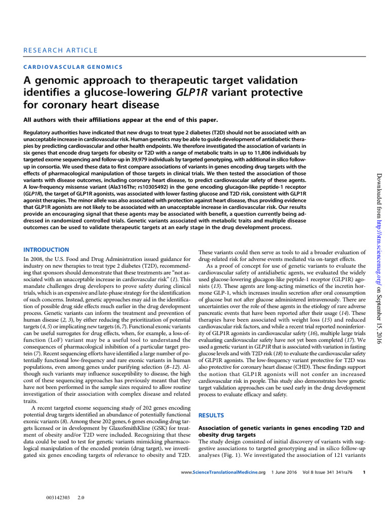 Scott 2016 | PDF | Cardiovascular Diseases | Biology