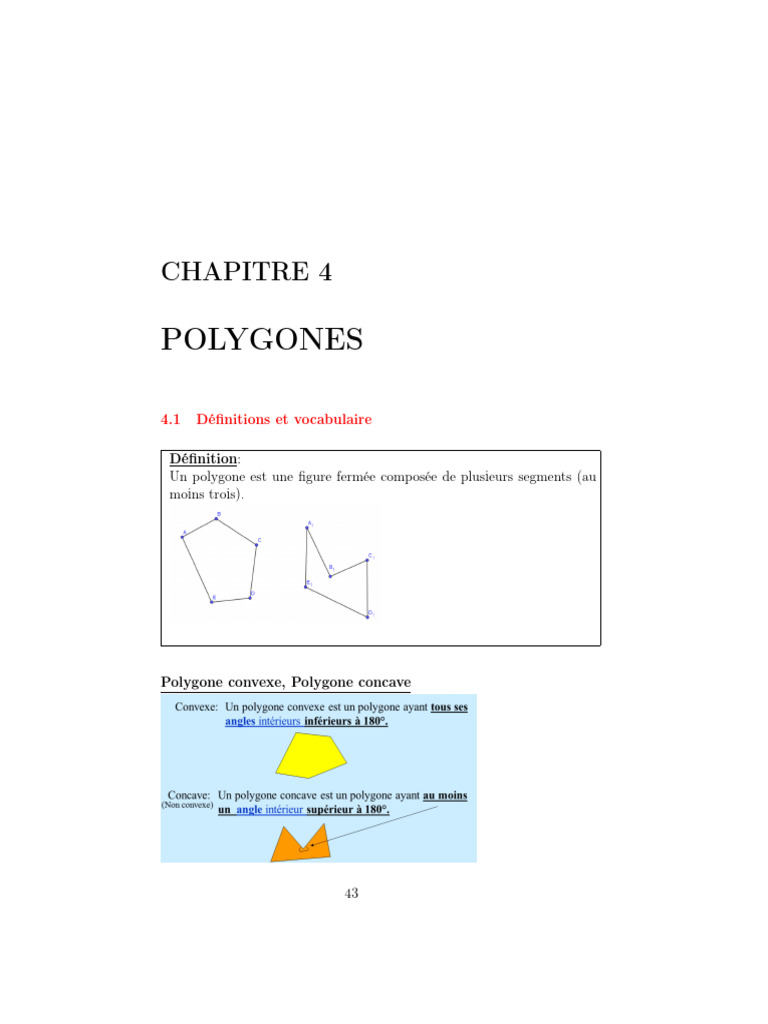 Triangle : Définition et Propriétés | PDF | Triangle | Polygone