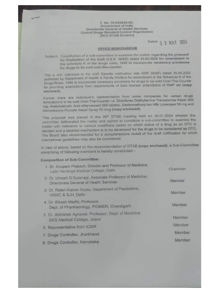 OTC Committee Constitution | PDF