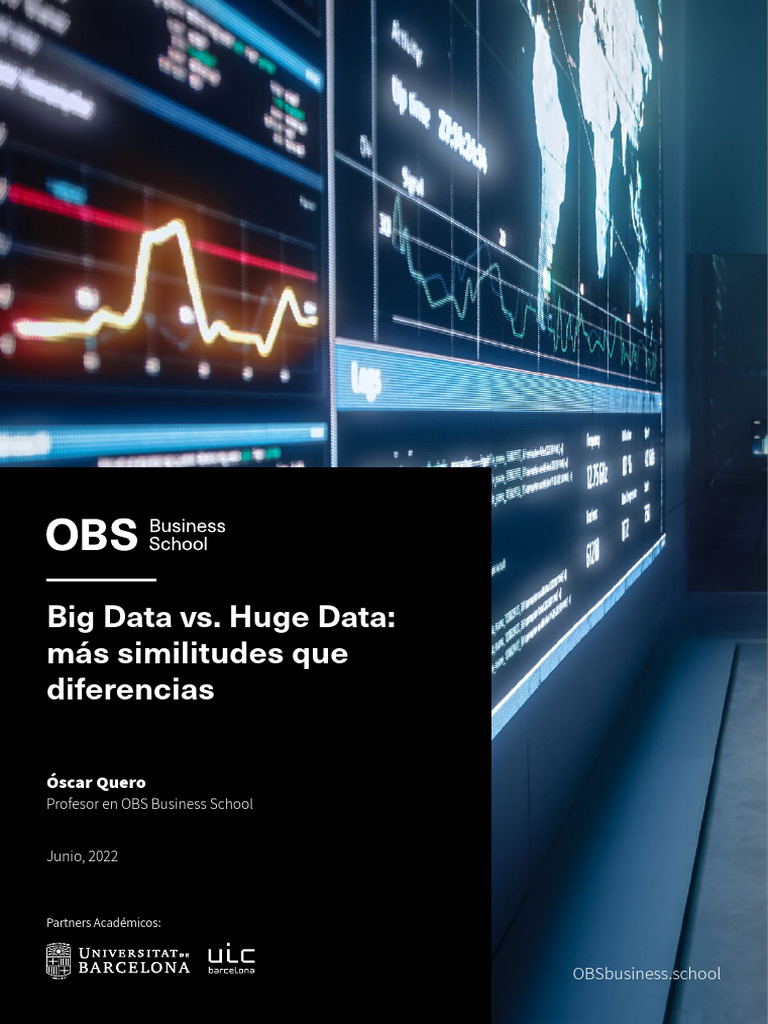Informe OBS Big Huge data | PDF | Big Data | Inteligencia artificial