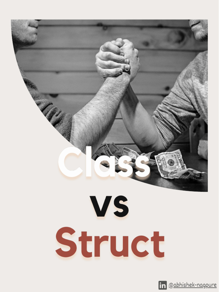 Class Vs Struct By Abhishek Nagpure Pdf Inheritance Object Oriented Programming Class