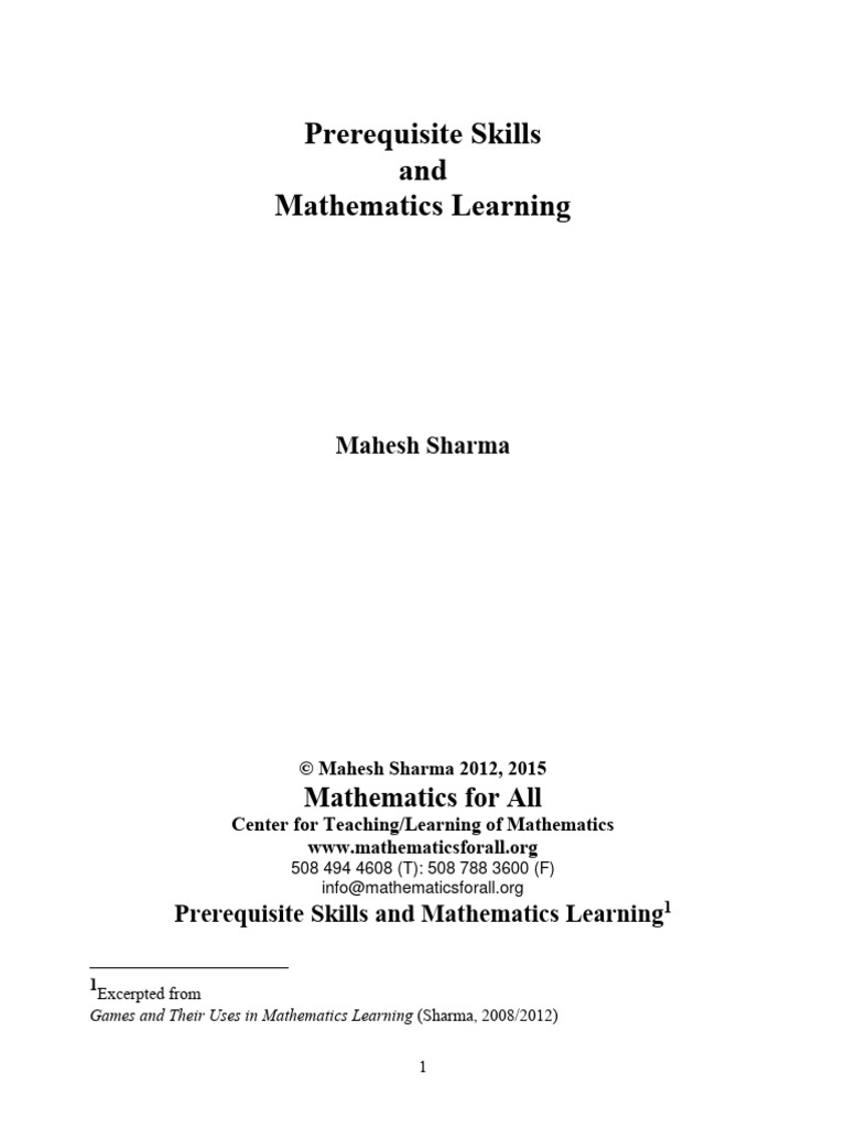 Engaging Kids with Math Games | PDF | Mathematics | Learning