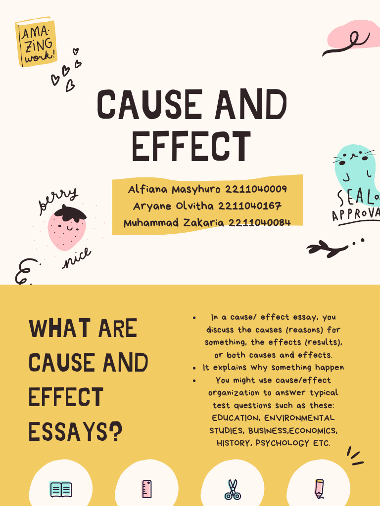 Cause and Effect - English Writting | PDF | Essays | Causality