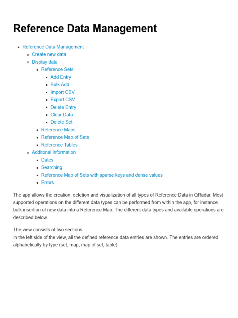 Reference Data Managementv 201 Guide | PDF | Comma Separated Values | Regular Expression