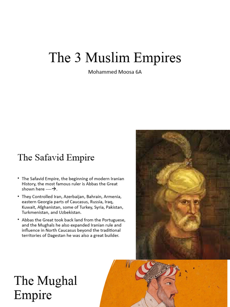 The 3 Muslim Empires | PDF | History
