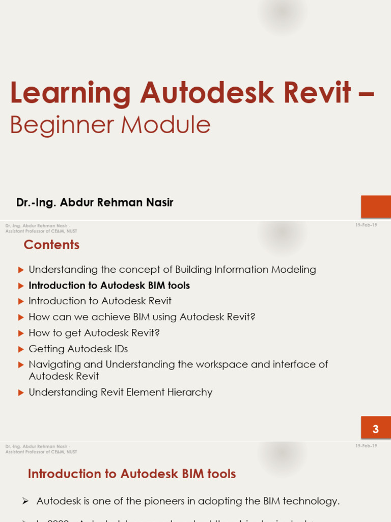 Learning Autodesk Revit | Download Free PDF | Autodesk Revit | Building Information Modeling