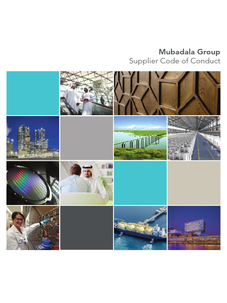 Mubadala Supplier Code | PDF | Audit | Employment