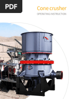 Cone Crusher User Guide | PDF | Bearing (Mechanical) | Screw