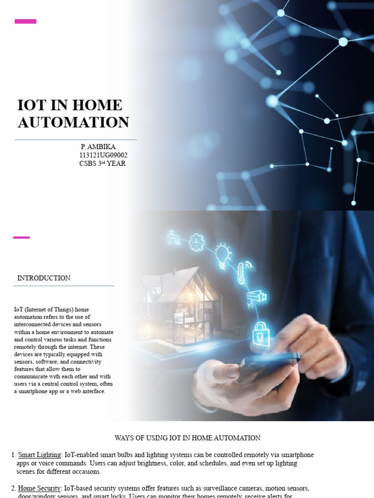 IOT IN HOME AUTOMATION | Download Free PDF | Internet Of Things | Home Automation