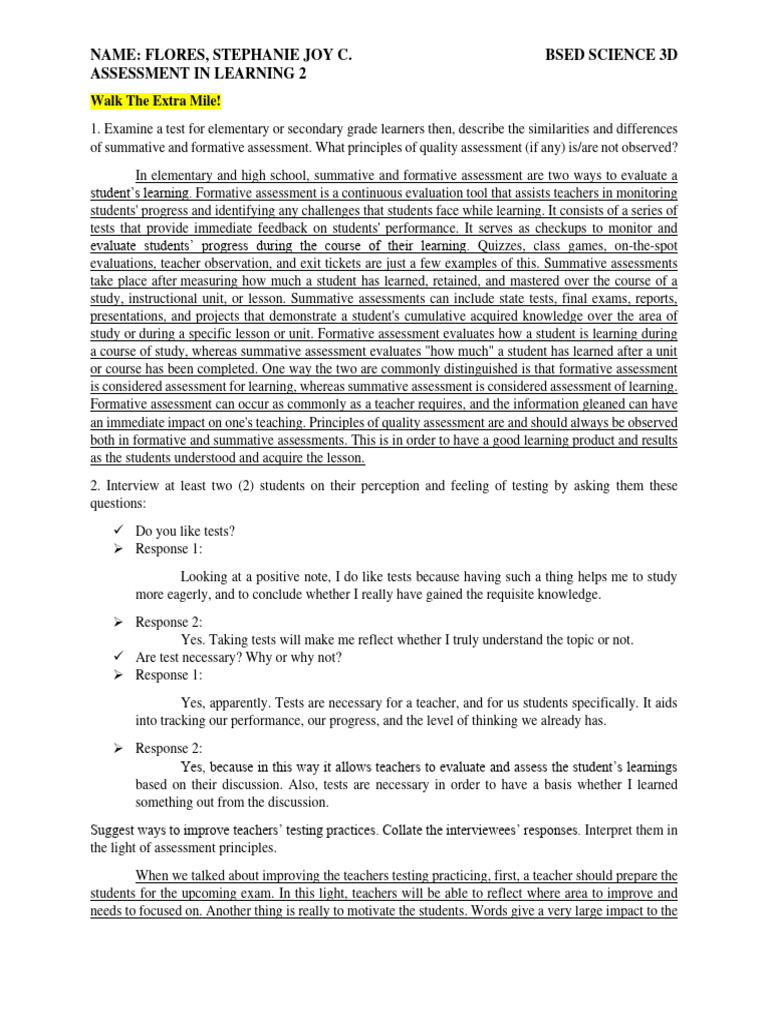 Assessment Of Learning Pdf Educational Assessment Learning