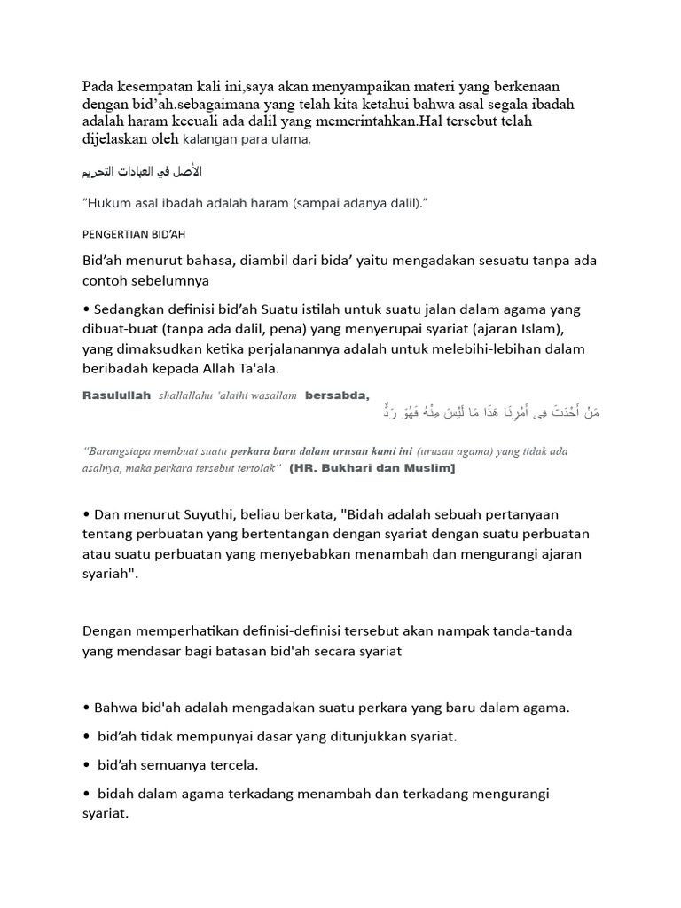 Bidah 2 | PDF