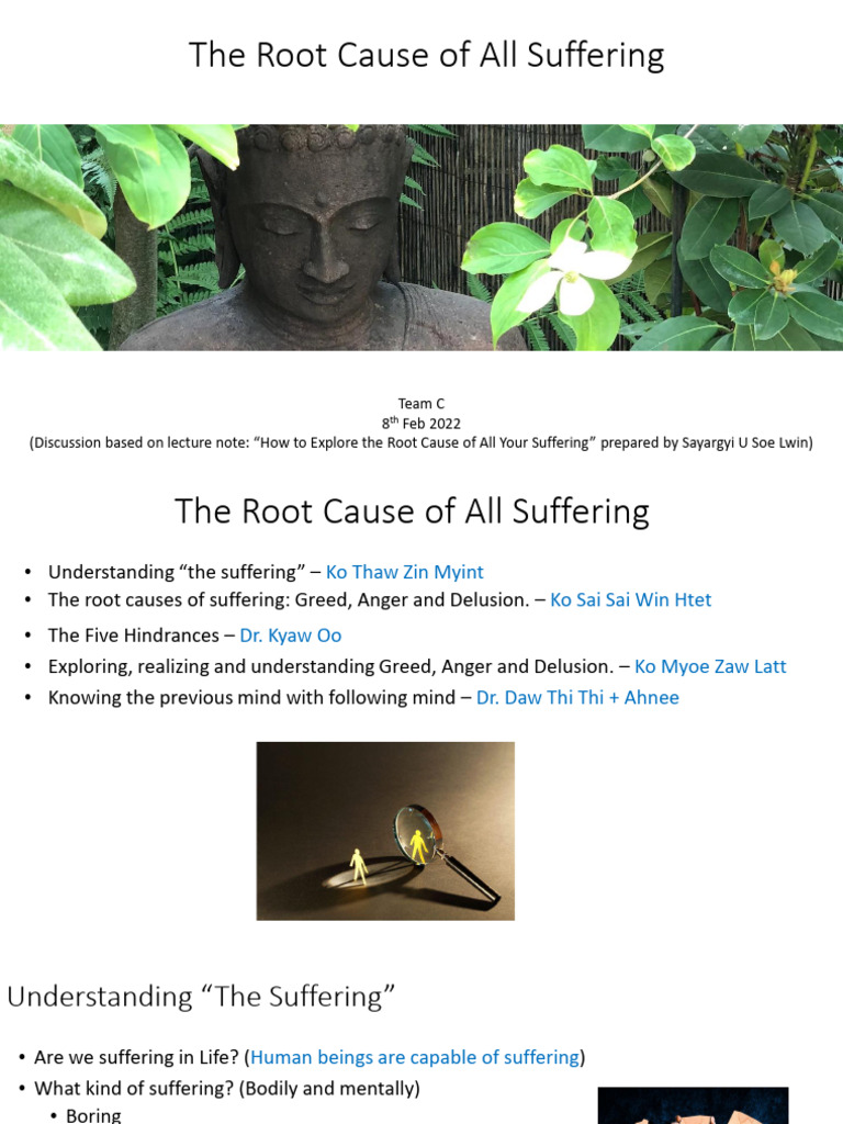 Understanding the Root of Suffering | PDF | Mind | Anger