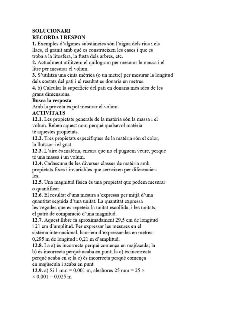Solucions Tema 12 | PDF