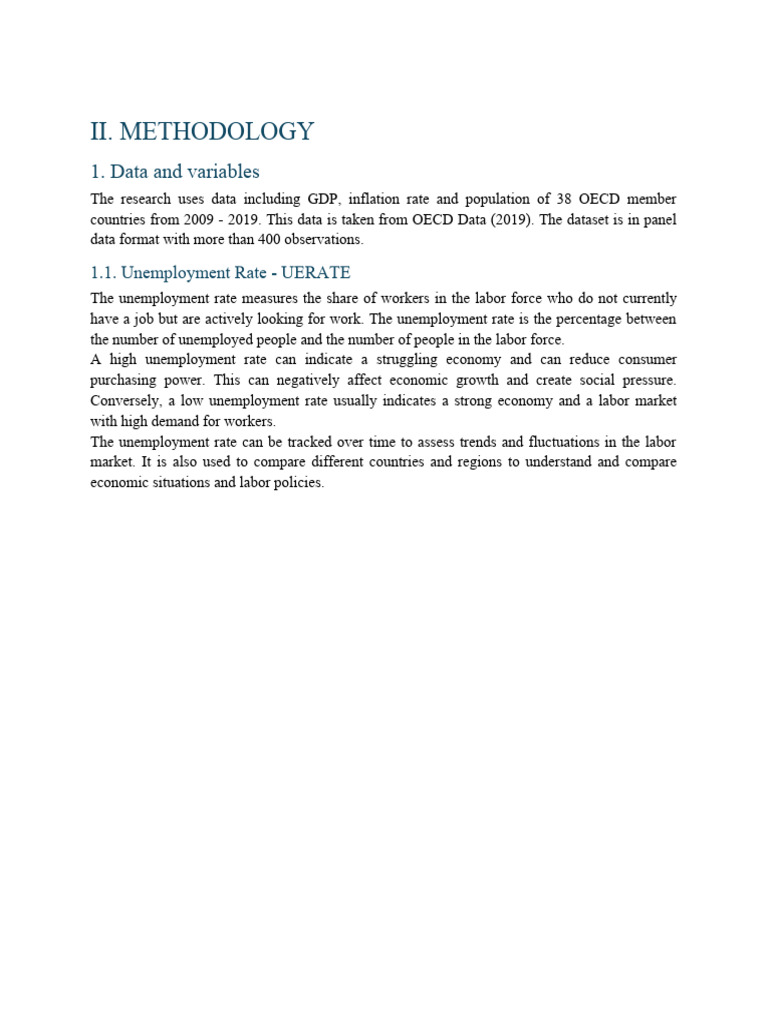 Econometrics literature review | PDF Econometrics literature review | PDF