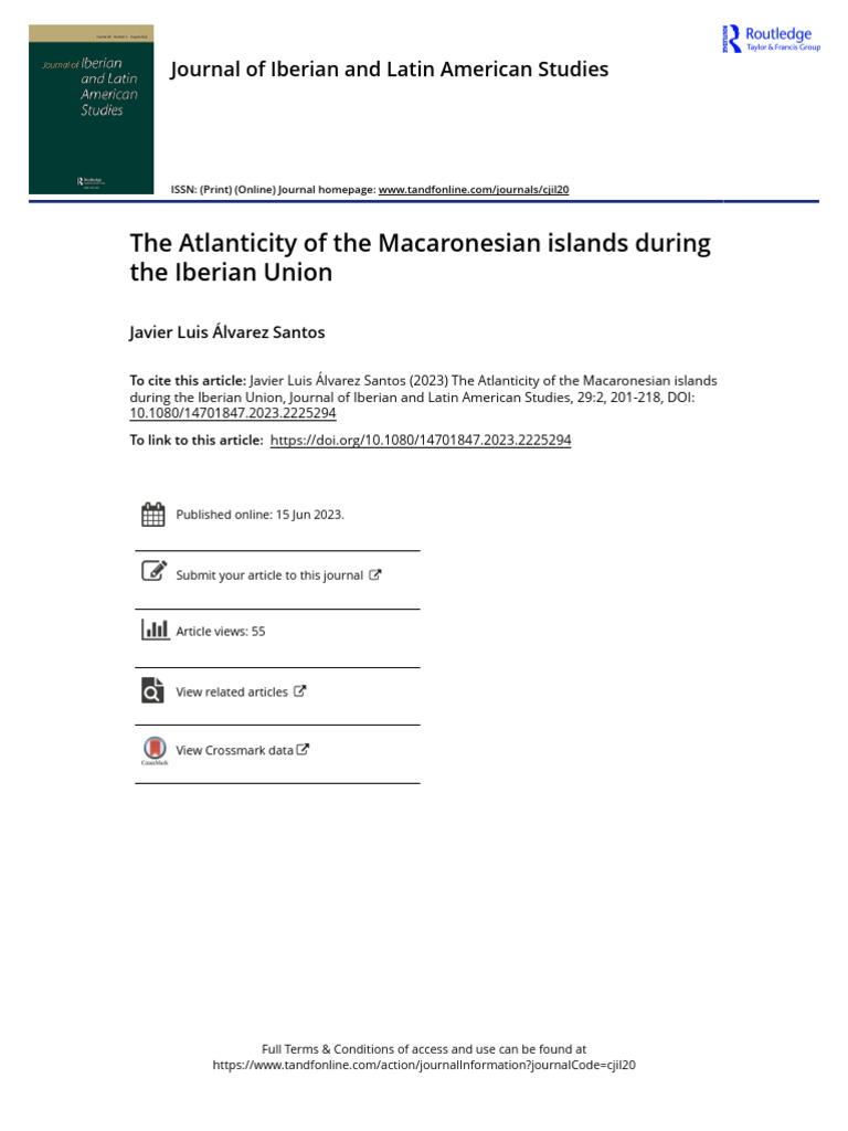 Macaronesian Islands in Iberian Union | PDF | Spanish Empire | Iberian ...