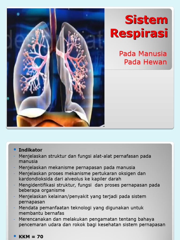 Mekanisme dan Struktur Sistem Respirasi | PDF