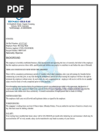 Medical Awareness Undertaking Letter | PDF