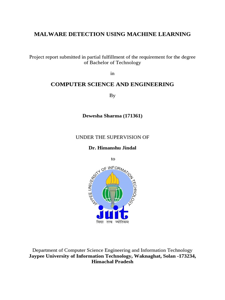Malware Detection Using Machine Learning Download Free Pdf Malware Spyware