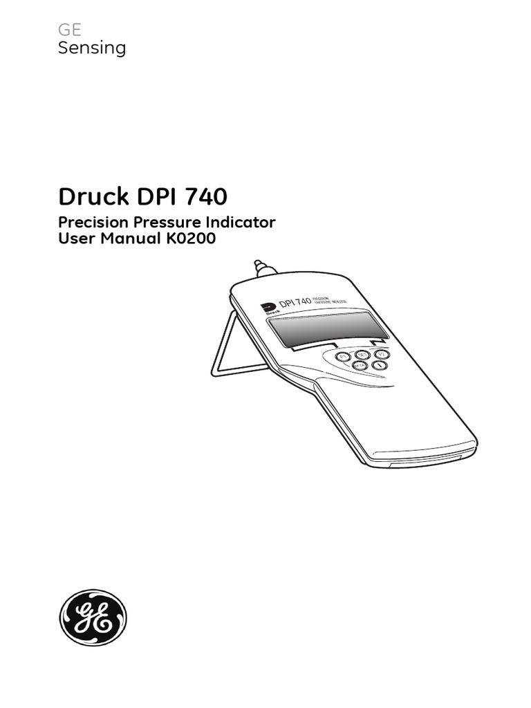 GE DPI740 Manual | PDF | Atmospheric Pressure | Altitude