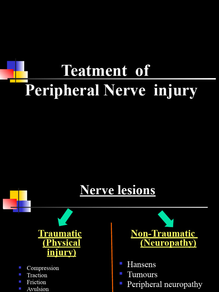 Peripheral Nerve Injury Treatment Guide Pdf Wound Clinical Medicine