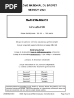 Sujet Brevet Math 2025 Étranger | PDF