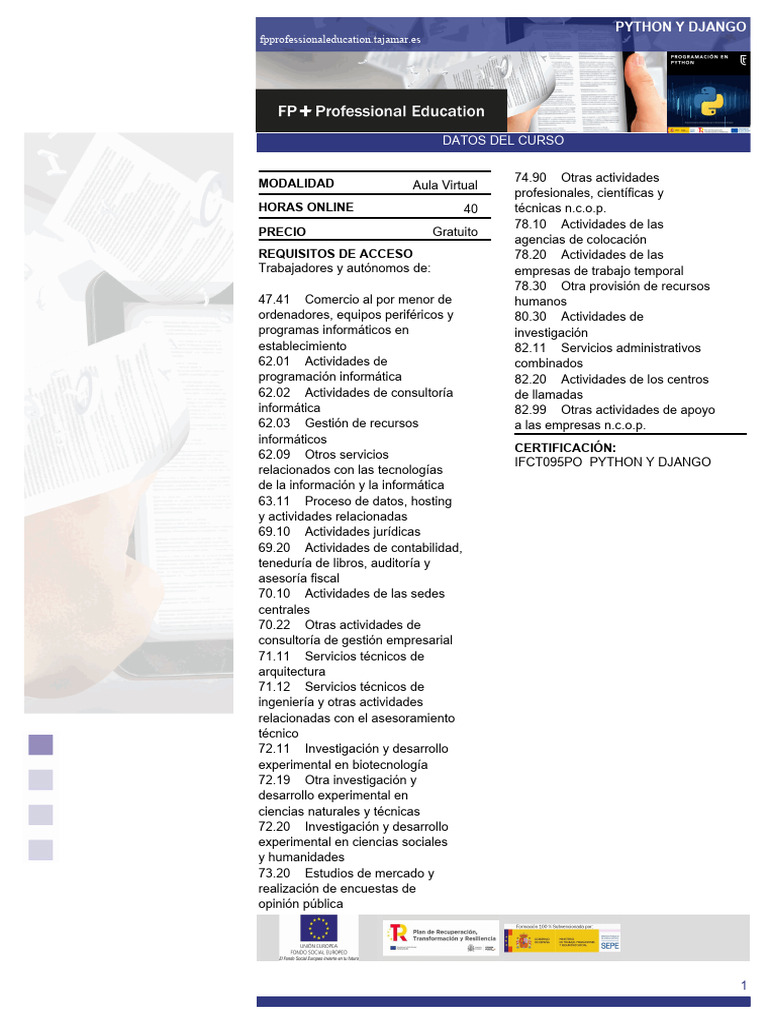 Temario Python | PDF | Business