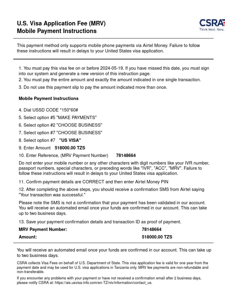 .Trashed 1718696116 Visa Payment Instructions | PDF | Social Science | Law