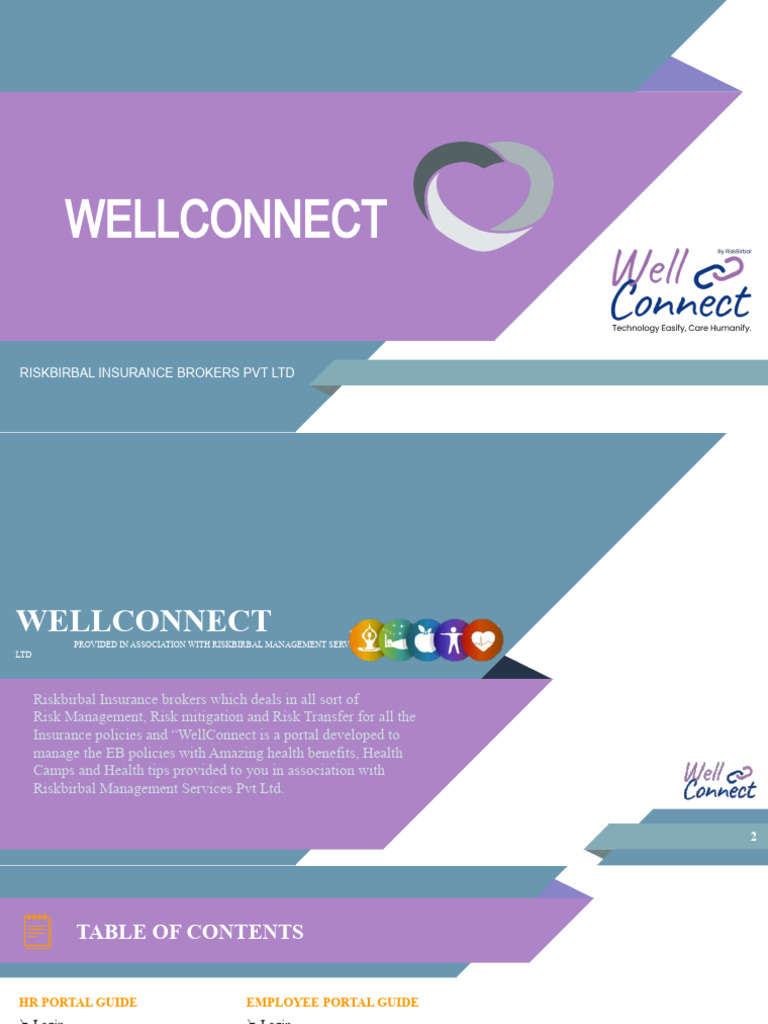 Well Connect Portal | PDF | Insurance | Information Technology
