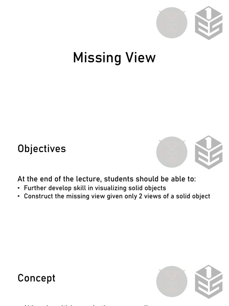 Missing View Lecture | PDF | Length | Mathematical Concepts