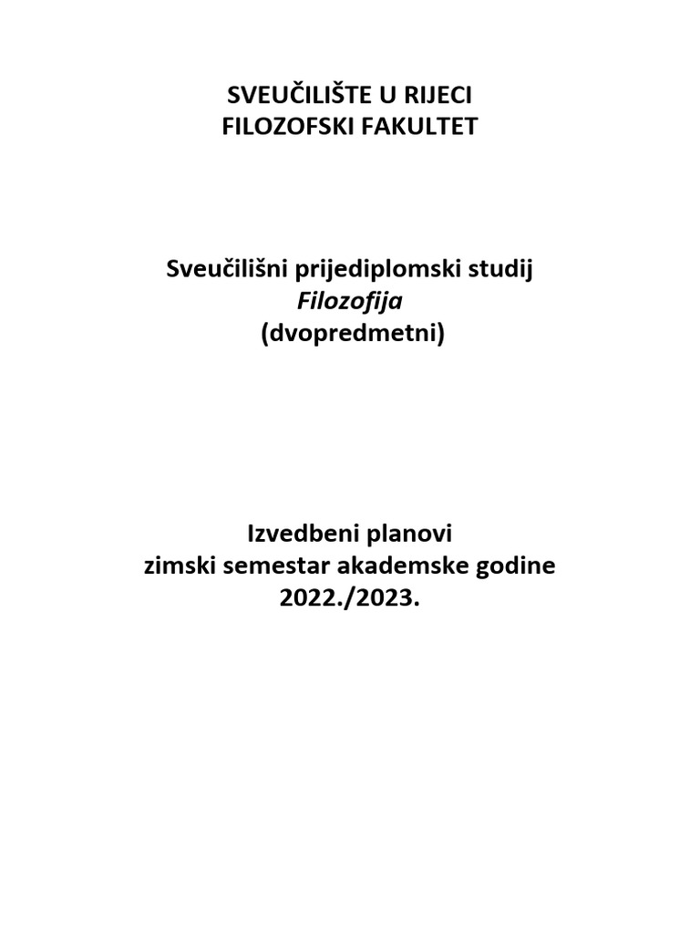 FIL Izvedbeni Prijedipl 2023 2024 ZS | PDF