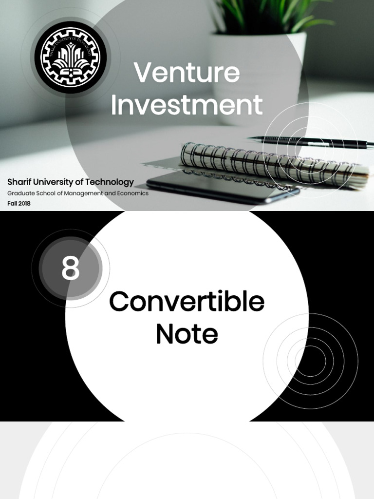 13-Sessions27to29-Convertible Notes | PDF | Stocks | Convertible Bond