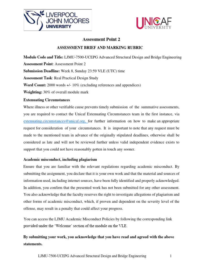 LJMU-7500-UCEPG Assessment Point 2 Brief | Download Free PDF | Turnitin ...