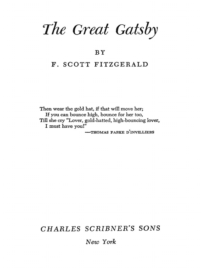 2015 184960 The-Great-Gatsby | PDF