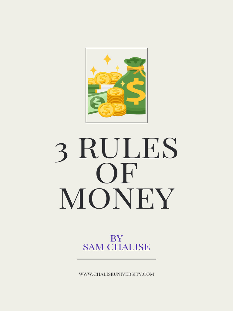Sam Chalise's 3 Money Rules | PDF | The Vanguard Group | Investments ...