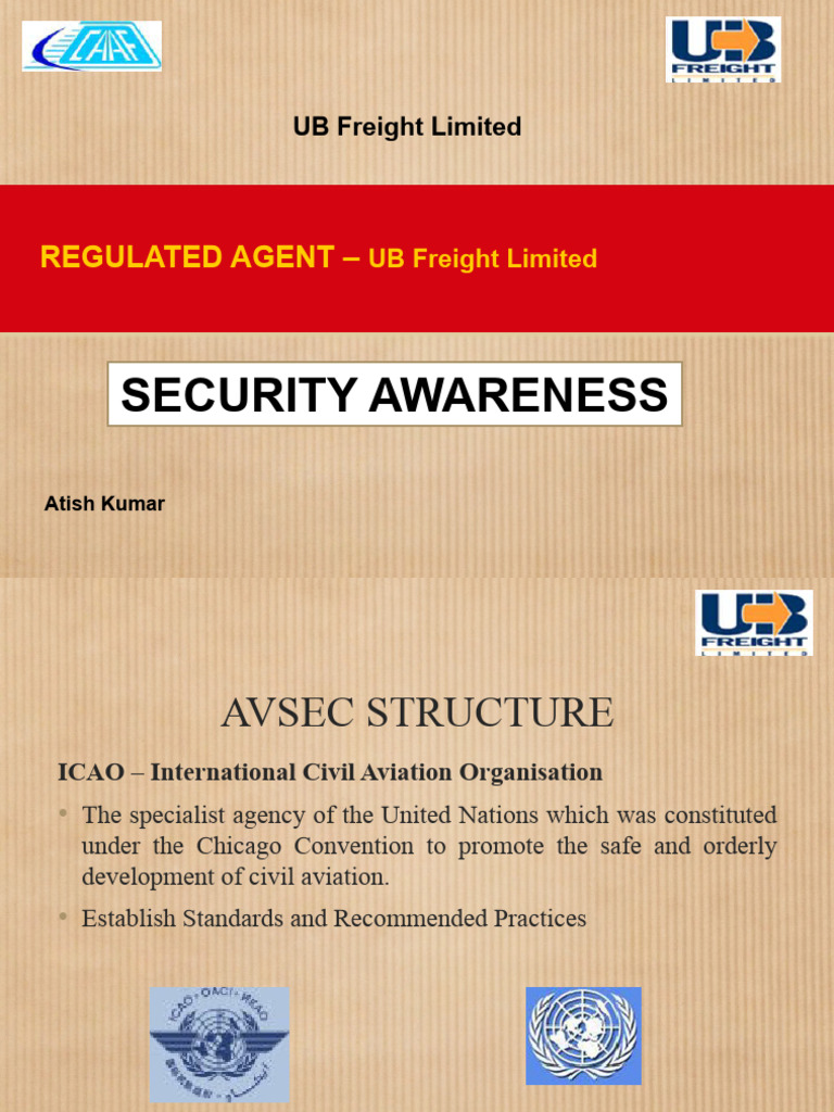 Aviation Security Awareness | PDF | Cargo