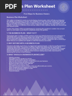 CEDA Business Plan Submission Guide | PDF | Balance Sheet | Stocks