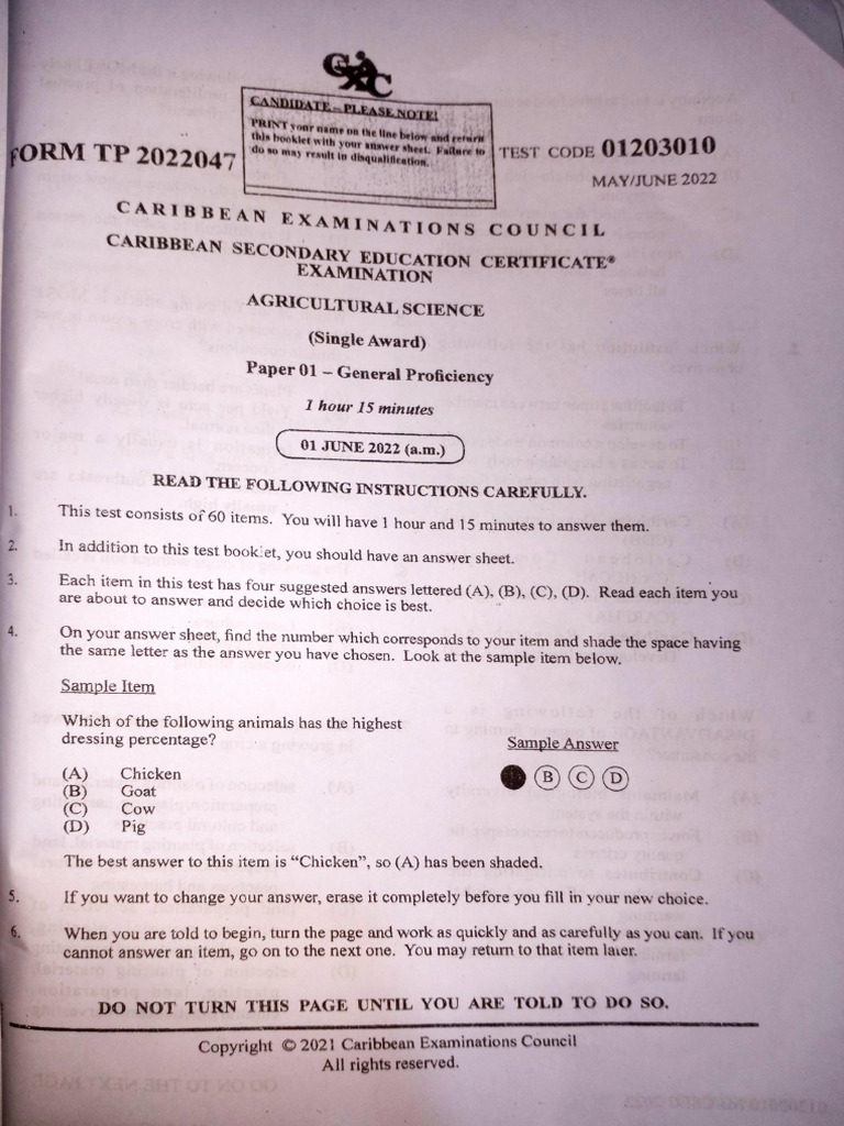 Agricultural Science 2022 p1 | Download Free PDF | Fertilizer | Demand