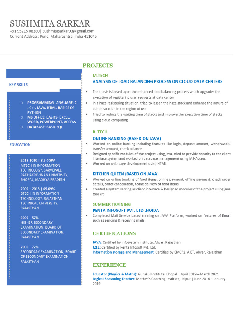 Sushmitasarkarfreshercoding 1 Pdf Java Programming Language 2498